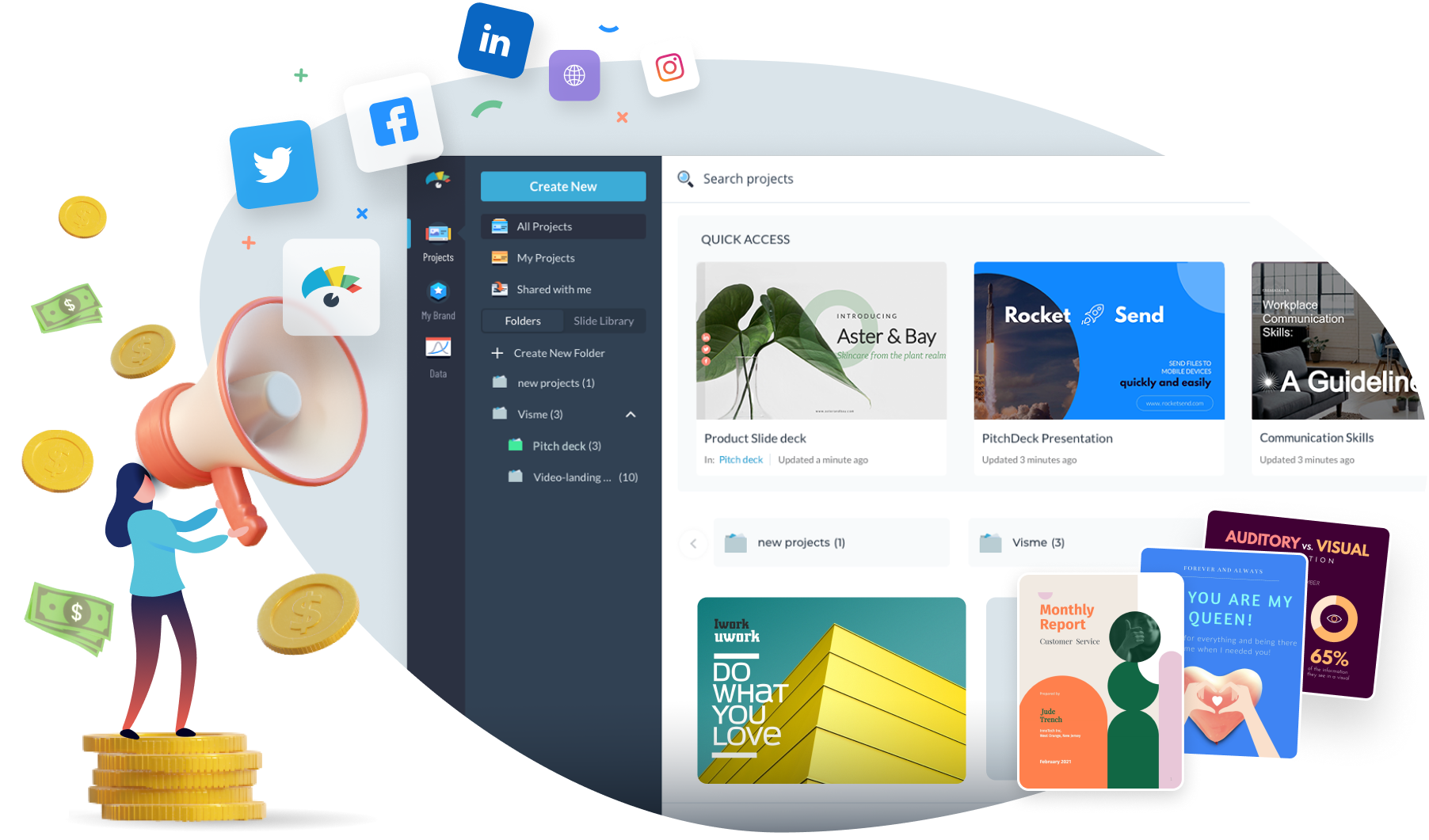 Visme合作伙伴计划| Visme