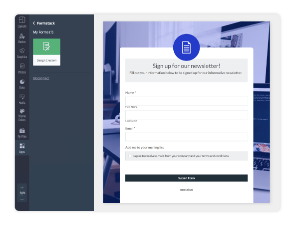 Visme + Formstack集成| Visme