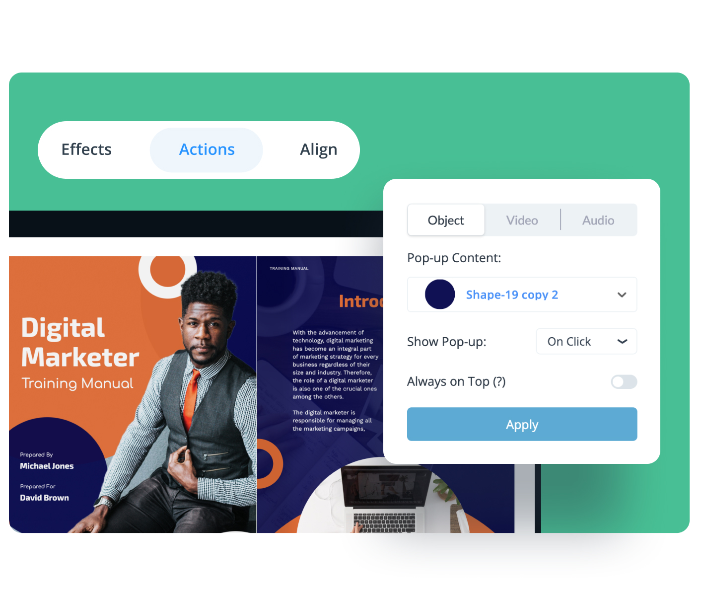 SCORM Export for eLearning Visual Assets | Visme